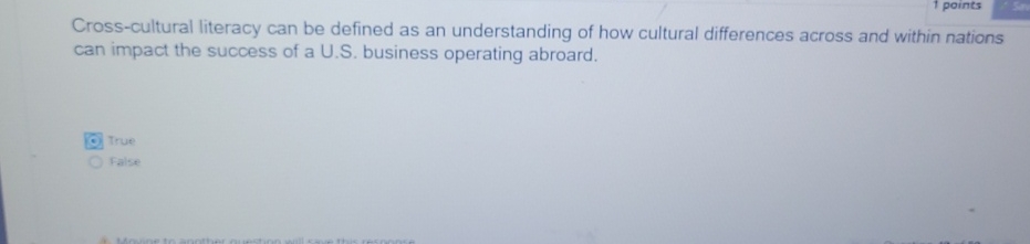 Solved Cross-cultural literacy can be defined as an | Chegg.com