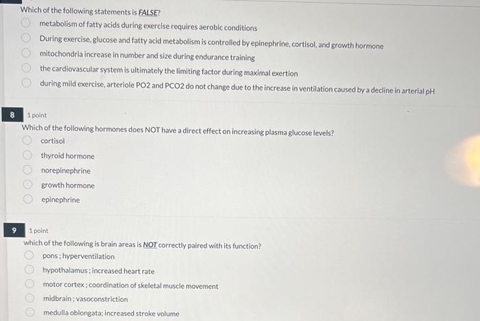 Solved Which of the following is NOT a sign of muscle | Chegg.com