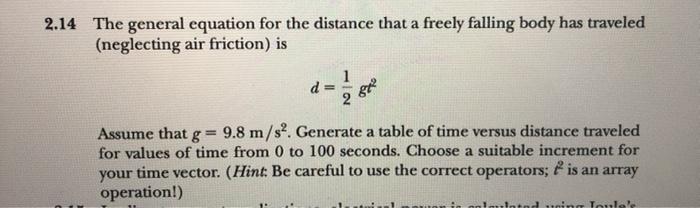 Solved 2.12 (a) Create an evenly spaced vector of values | Chegg.com