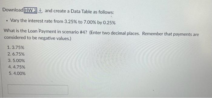 Solved Download ↓ and create a Data Table as follows: - Vary | Chegg.com