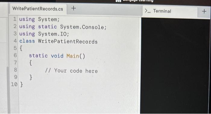 Solved Answer must be in C#. The solutions posted on chegg | Chegg.com