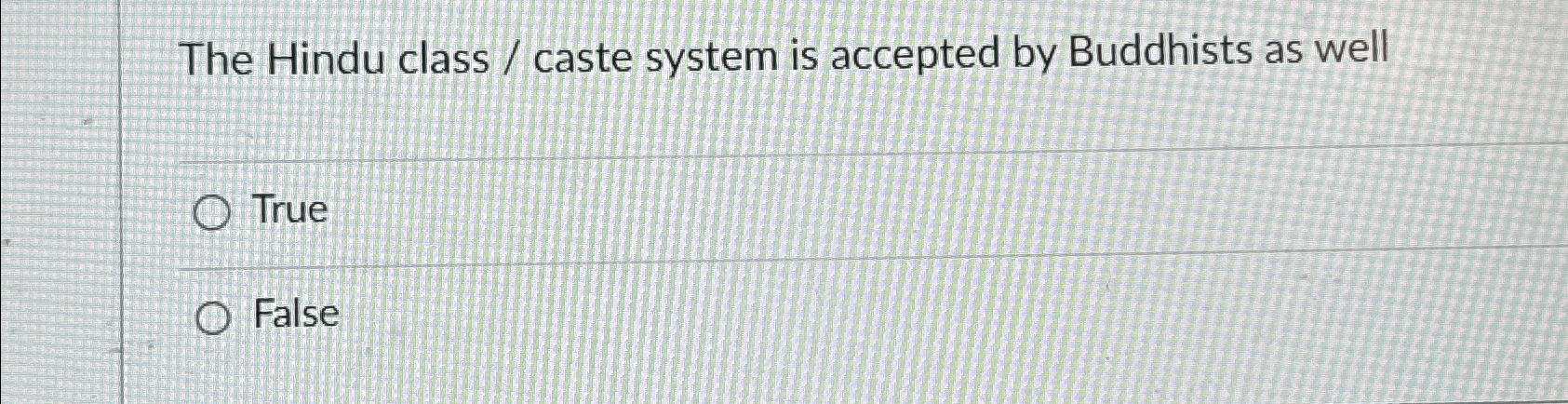 Solved The Hindu class / ﻿caste system is accepted by | Chegg.com