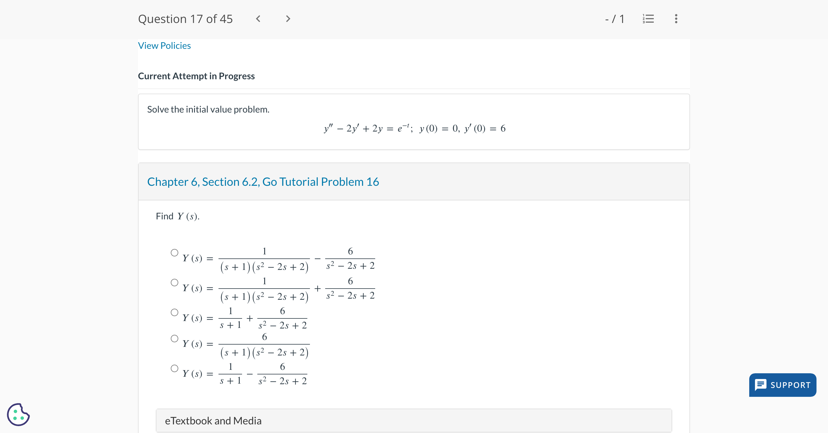 Solved Solve The Initial Value 