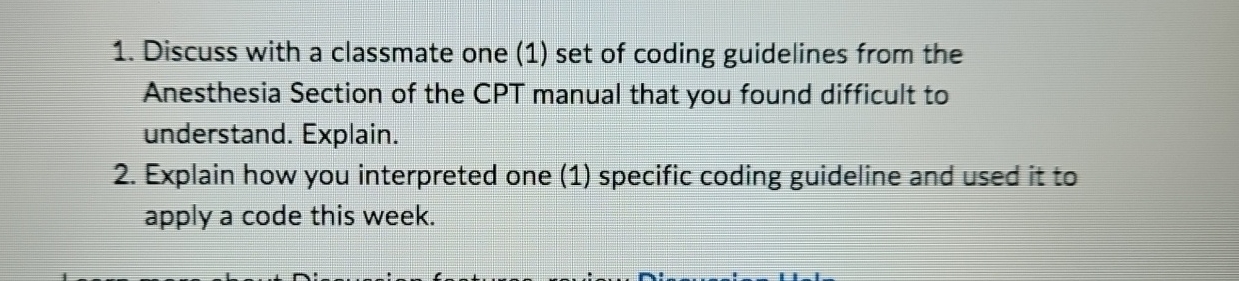 Solved Discuss with a classmate one (1) ﻿set of coding | Chegg.com