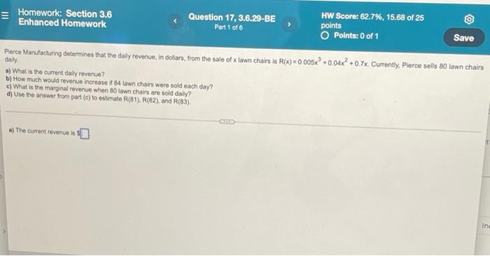 Solved Homework Section 3 6 Enhanced Homework Question 17