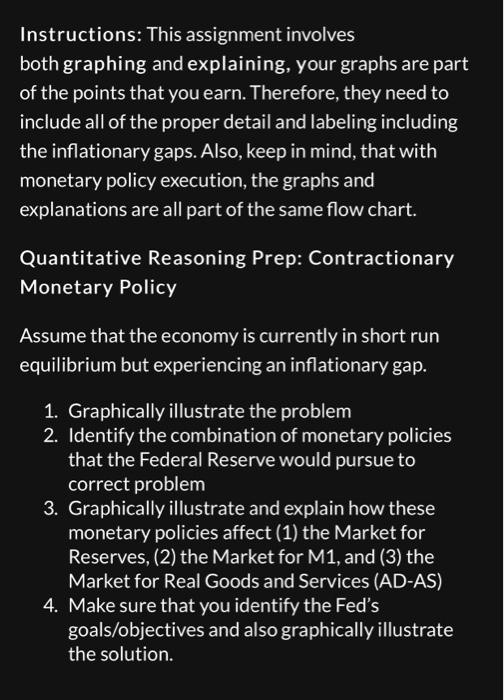 Solved Instructions: This assignment involves both graphing | Chegg.com