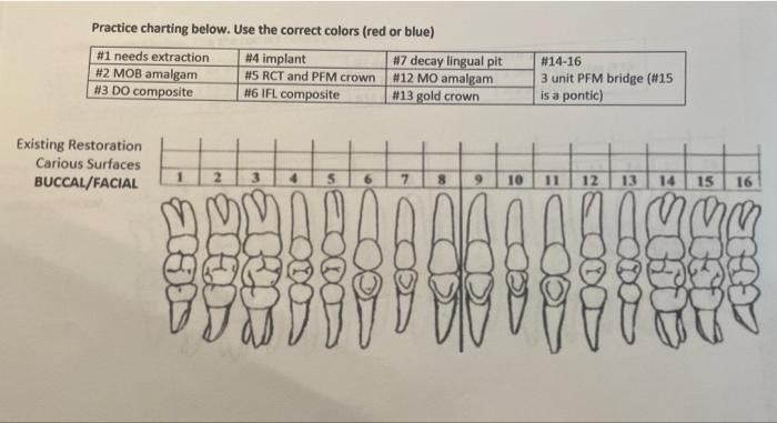 Solved Practice charting below. Use the correct colors (red | Chegg.com