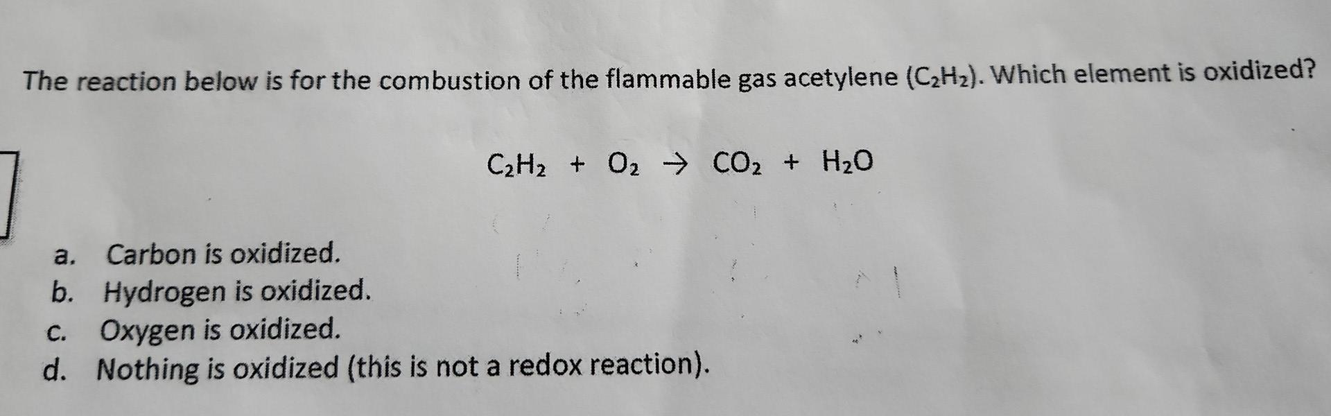Solved The reaction below is for the combustion of the | Chegg.com