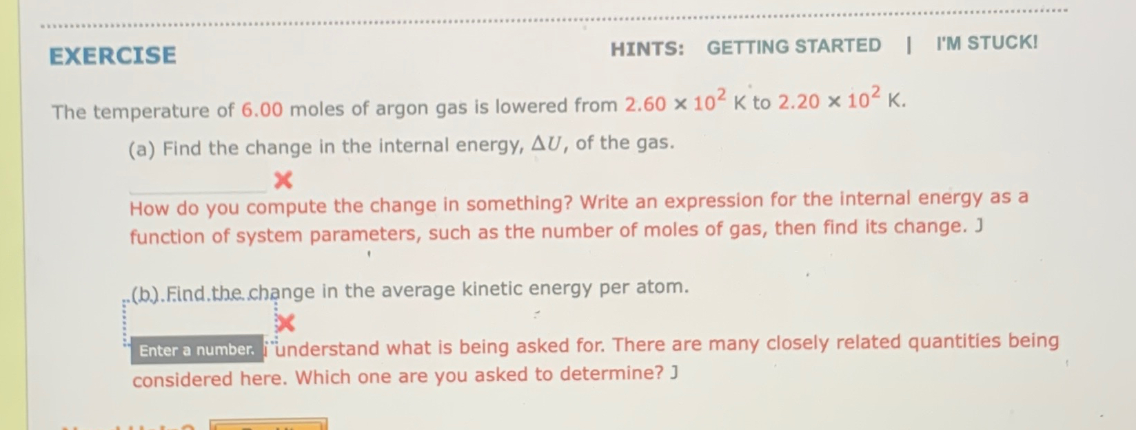 Solved EXERCISEHINTS: GETTING STARTED I I'M STUCK!The | Chegg.com