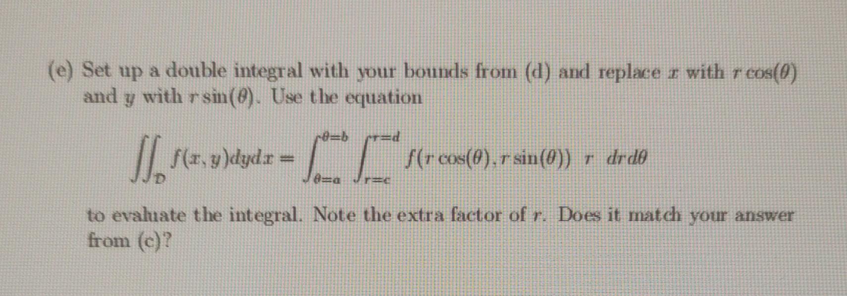 Solved 5 Let D be the region inside of the unit circle | Chegg.com