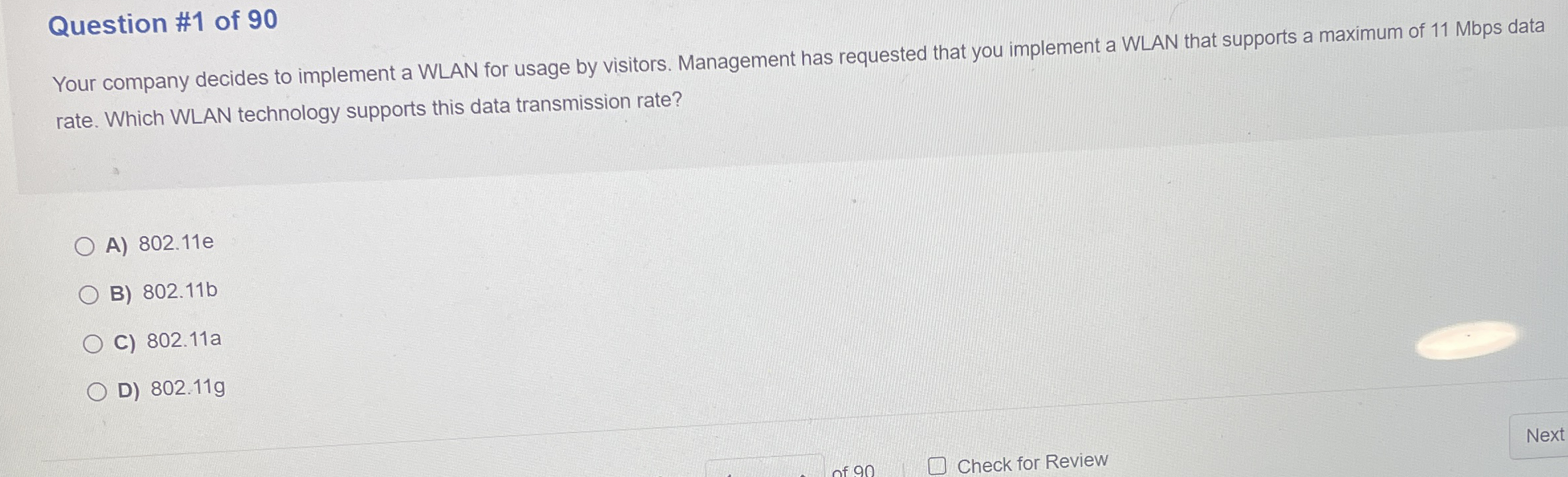Solved Your company decides to implement a WLAN for usage by | Chegg.com