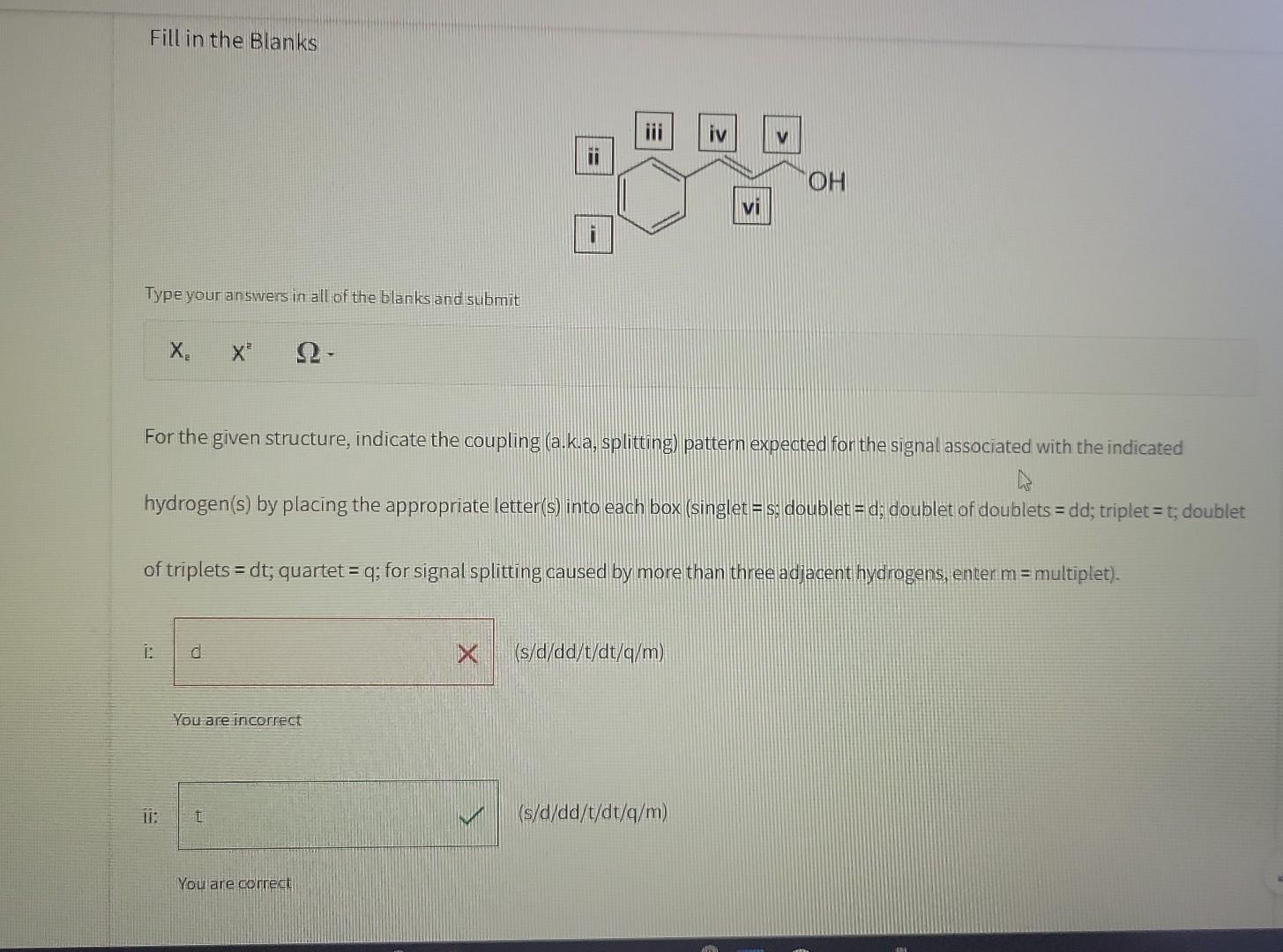 Solved Fill in the Blanks Type your answers in all of the | Chegg.com