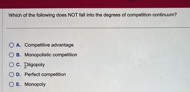 Solved Which of the following does NOT fall into the degrees | Chegg.com