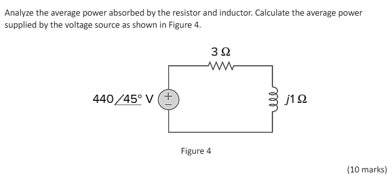 Solved Analyze the average power absorbed by the resistor | Chegg.com