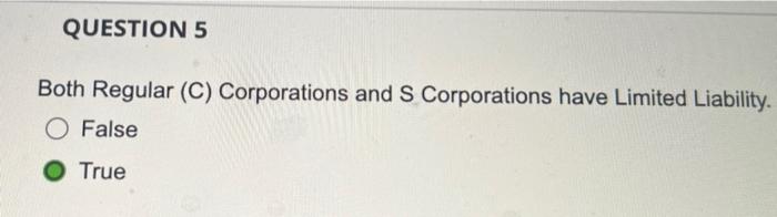 Solved Both Regular (C) Corporations and S Corporations have | Chegg.com