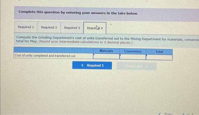 Solved Problem 5-14 (Algo) Analysis of Work in Process | Chegg.com
