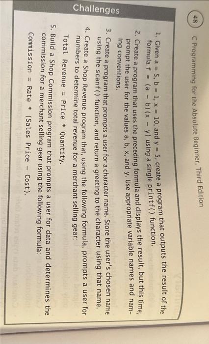 Solved C Programming for the Absolute Beginner, Third | Chegg.com