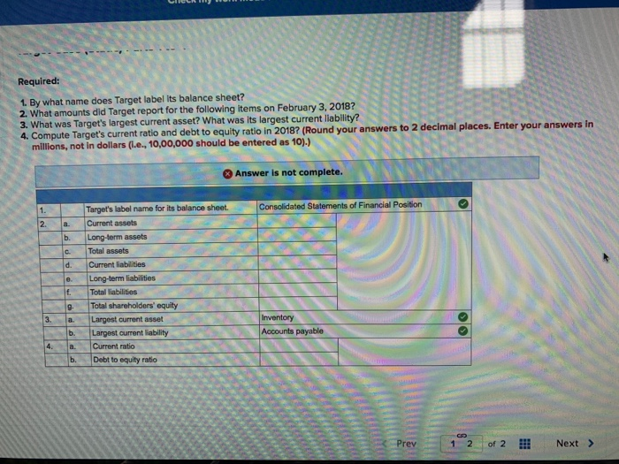 Solved Required: 1. By what name does Target label its | Chegg.com