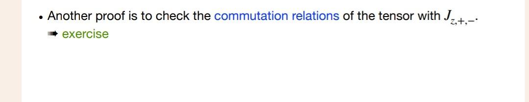 Solved - Another proof is to check the commutation relations | Chegg.com
