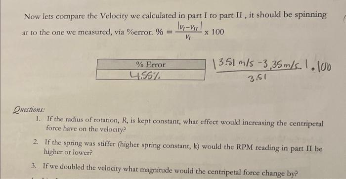 Solved Lab 6: Circular Motion Objective: In this expcriment | Chegg.com