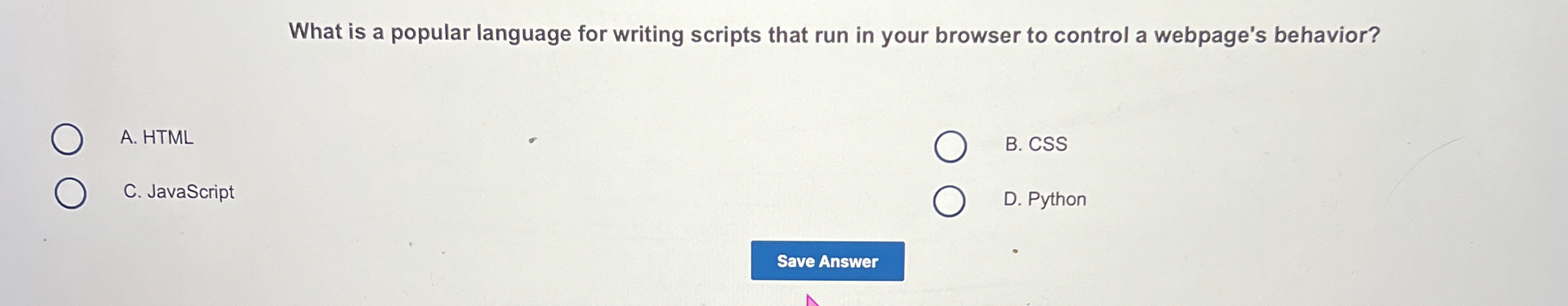 Solved What is a popular language for writing scripts that | Chegg.com