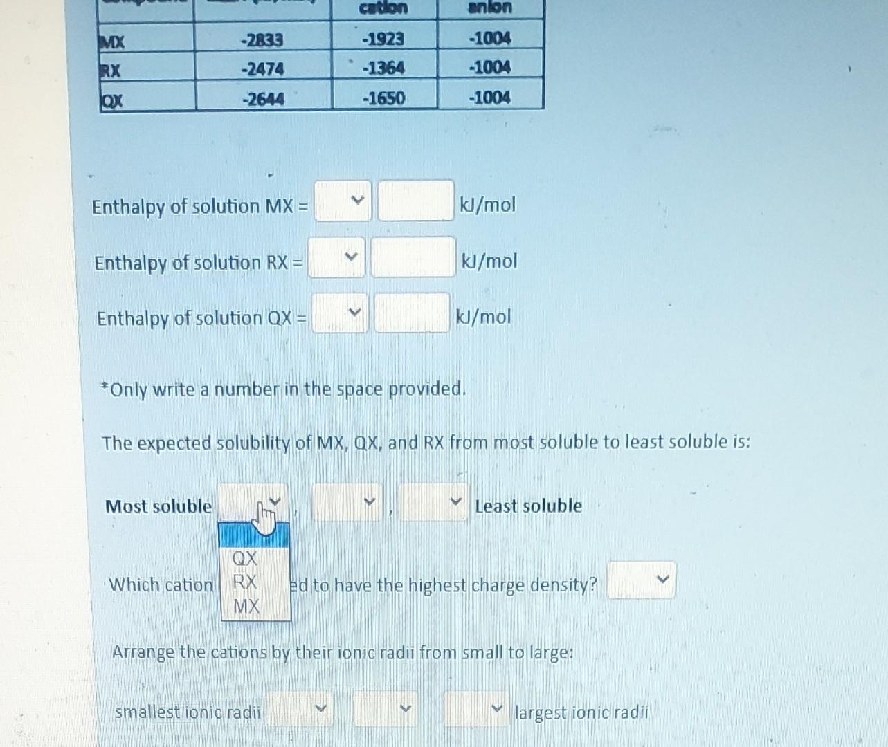 Solved In this question, you will calculate the enthalpies | Chegg.com