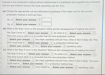 Solved Suppose a new production method will be implemented | Chegg.com