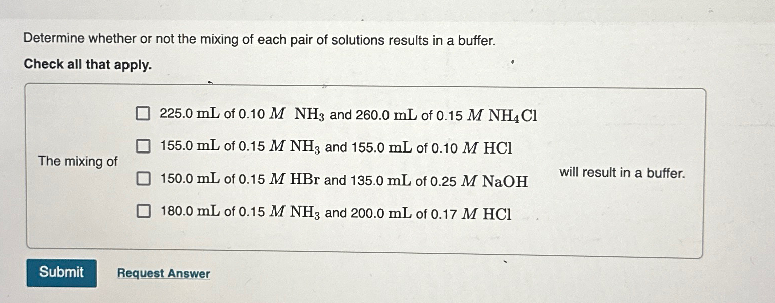 Solved Determine whether or not the mixing of each pair of | Chegg.com