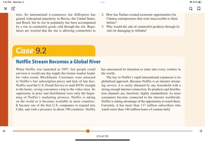 Solved Questions for Discussion 1. Why do you think Netflix | Chegg.com