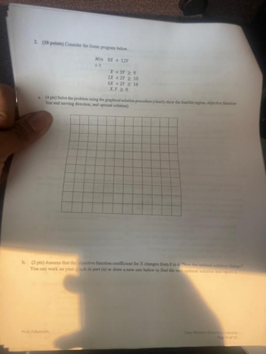 Solved 1. (5 points) Suppose the following figure shows the | Chegg.com