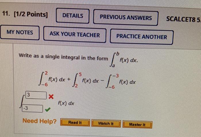 Solved 10. [0/1 Points] DETAILS PREVIOUS ANSWERS SCALCET8 | Chegg.com