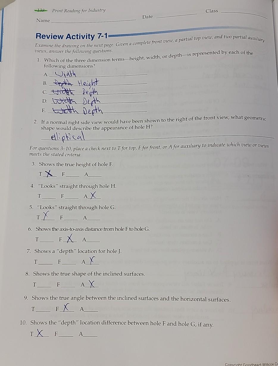 Solved Need help double checking my questions for print | Chegg.com