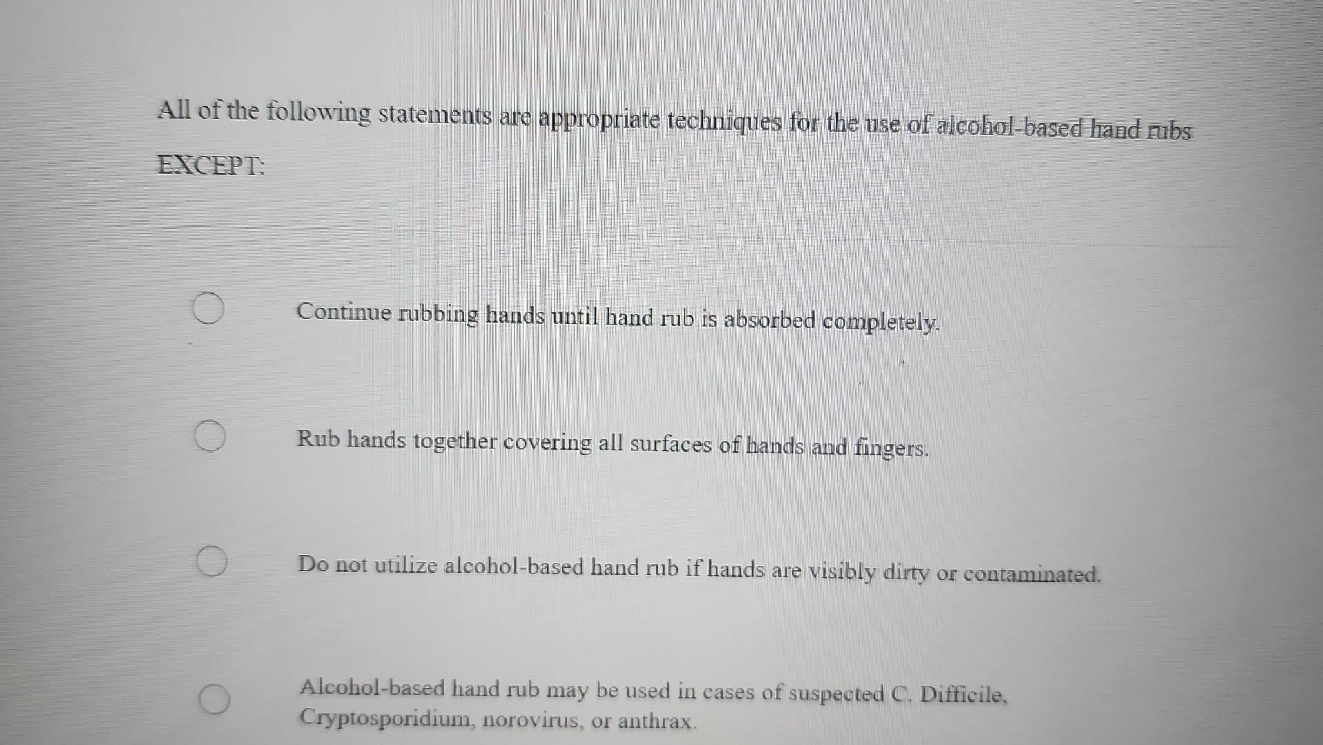Solved Select all statements that are true regarding using | Chegg.com