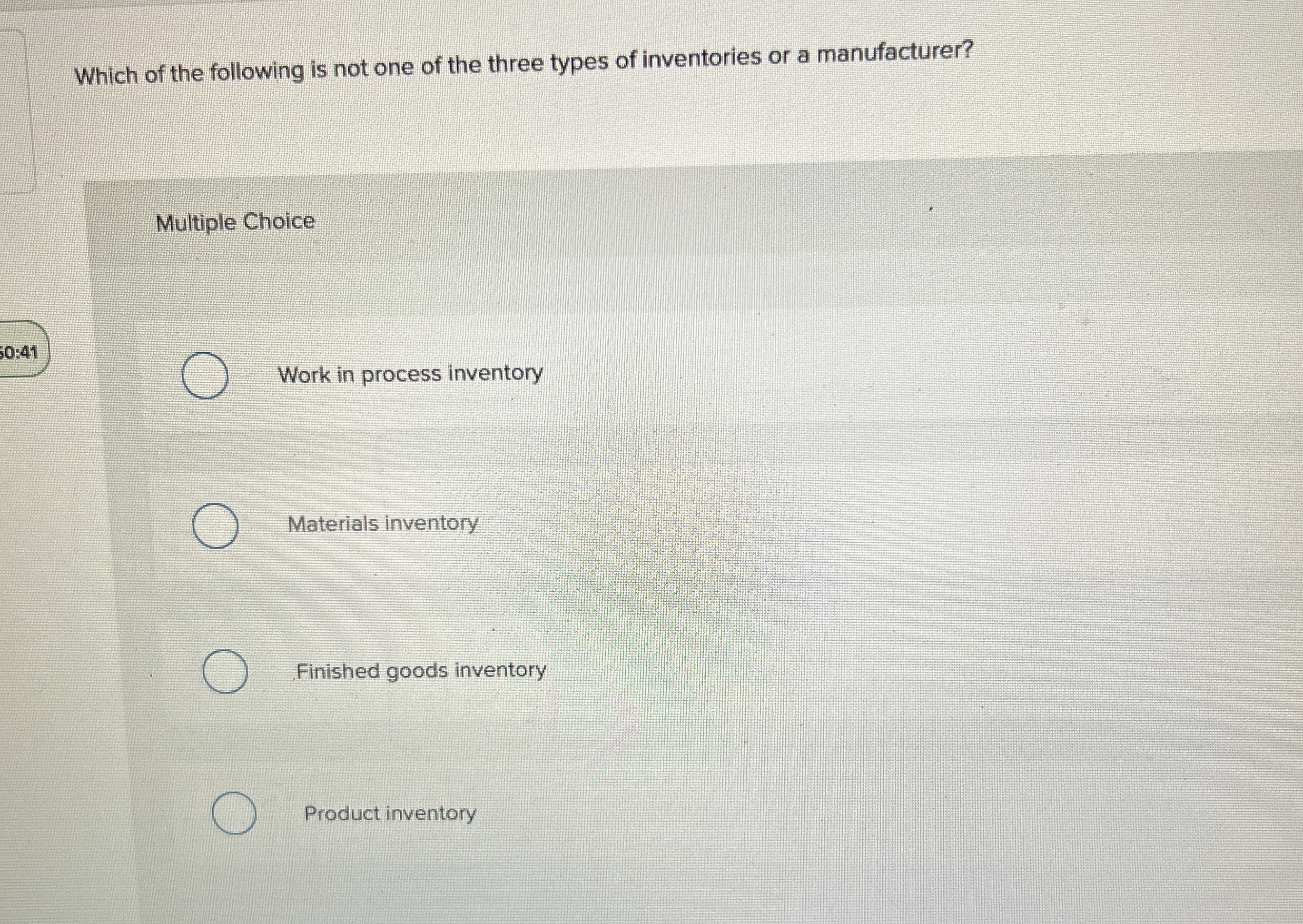 Solved Which of the following is not one of the three types | Chegg.com