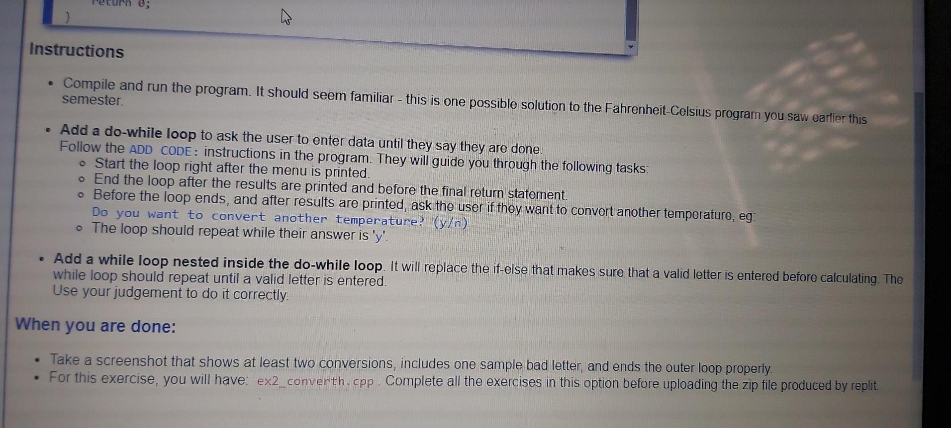 Solved Reading list Event Loop Nesting Exercise: Use | Chegg.com