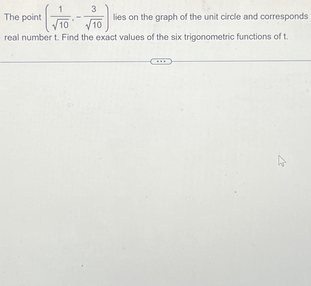 Solved The point (1102,-3102) ﻿lies on the graph of the unit | Chegg.com