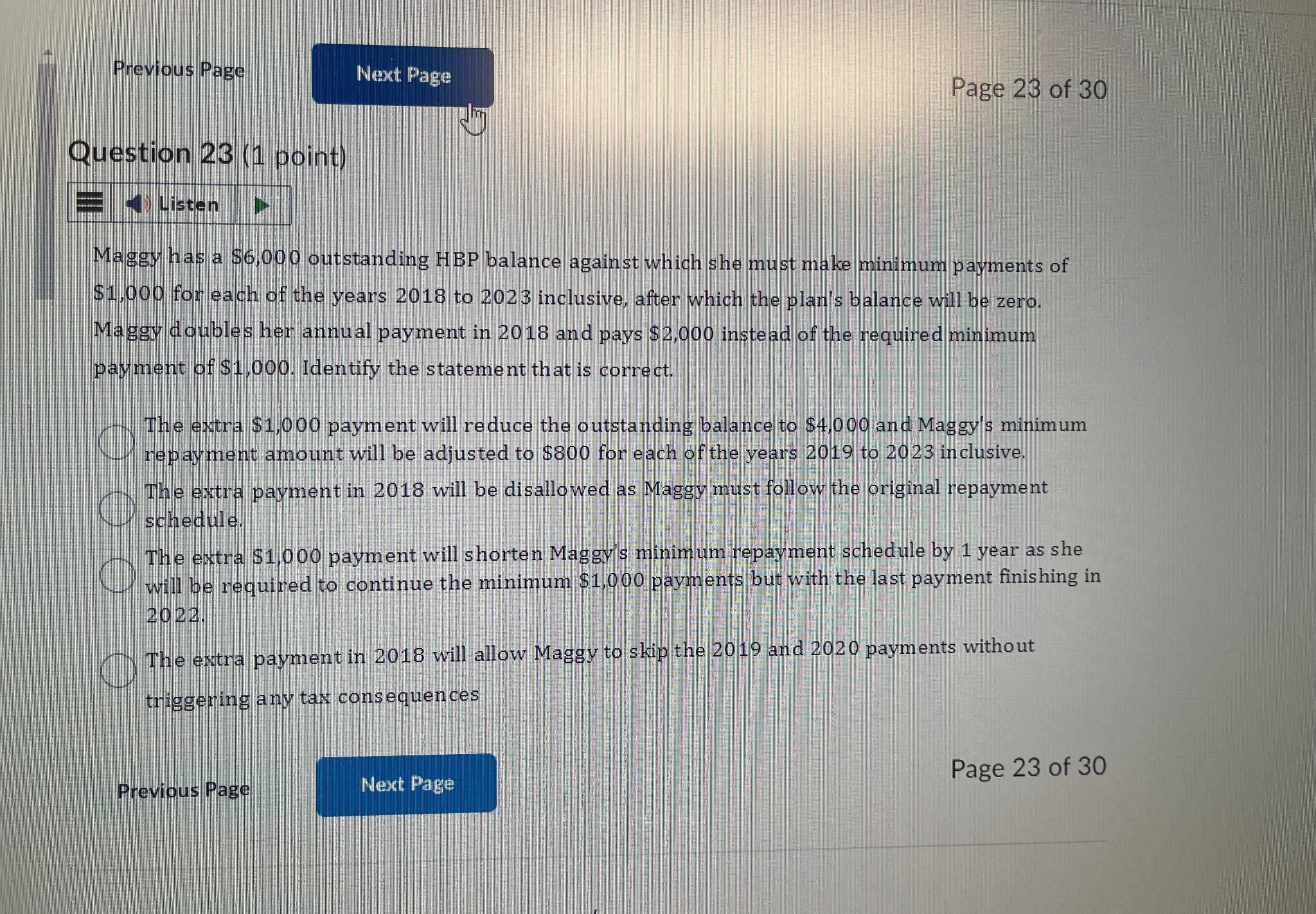 Solved Previous PageNext: PagePage 23 ﻿of 30Question 23 (1 | Chegg.com