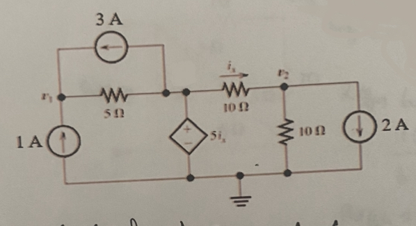 Solved Use the node voltage analysis method to solve for ix | Chegg.com