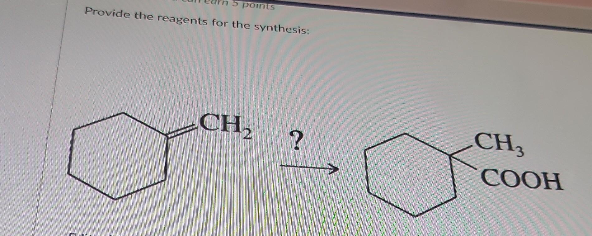 Solved Provide the reagents for the synthesis | Chegg.com