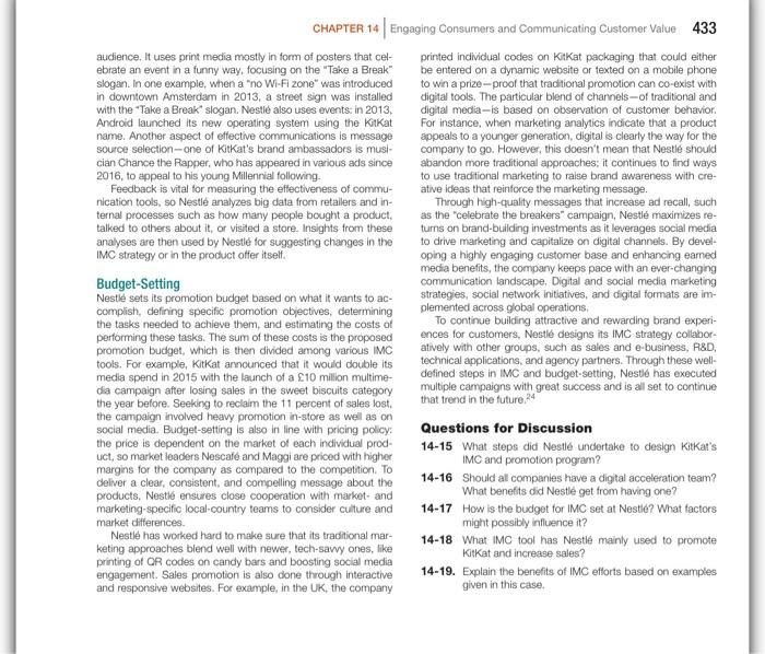 Solved 432 PART 3 Deeping a Customer Ve Devon Send Me | Chegg.com