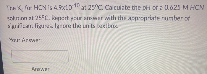 Solved Given the following acids and their Ką values: Ka | Chegg.com
