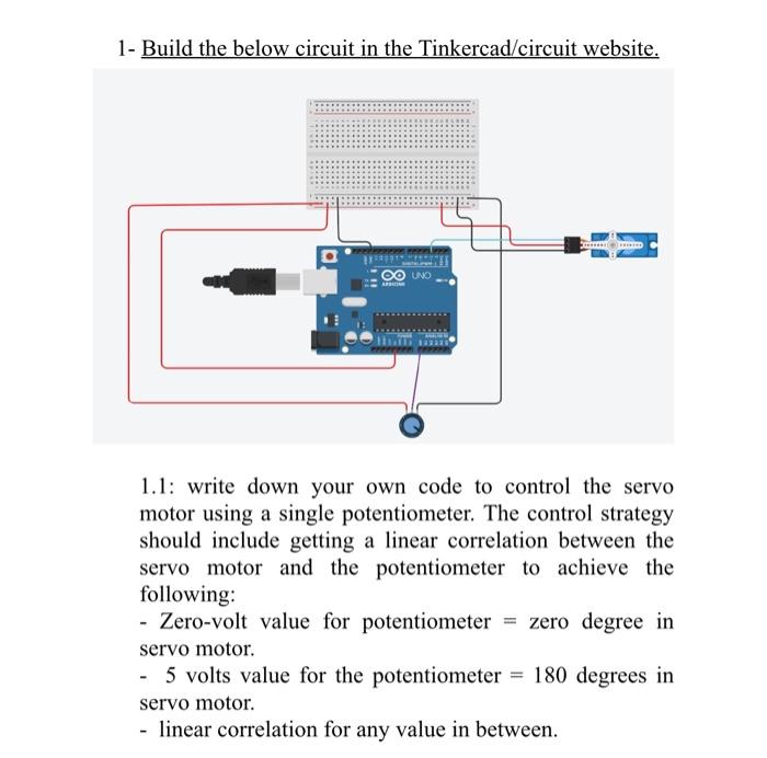 Solved 1- Build the below circuit in the Tinkercad/circuit | Chegg.com Solved 1- Build the below circuit in the Tinkercad/circuit | Chegg.com