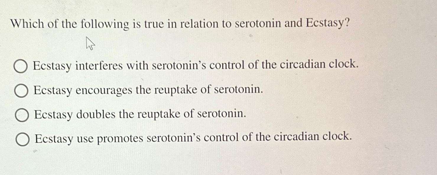 Solved Which of the following is true in relation to | Chegg.com