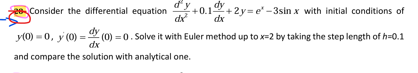 Consider the differential equation | Chegg.com