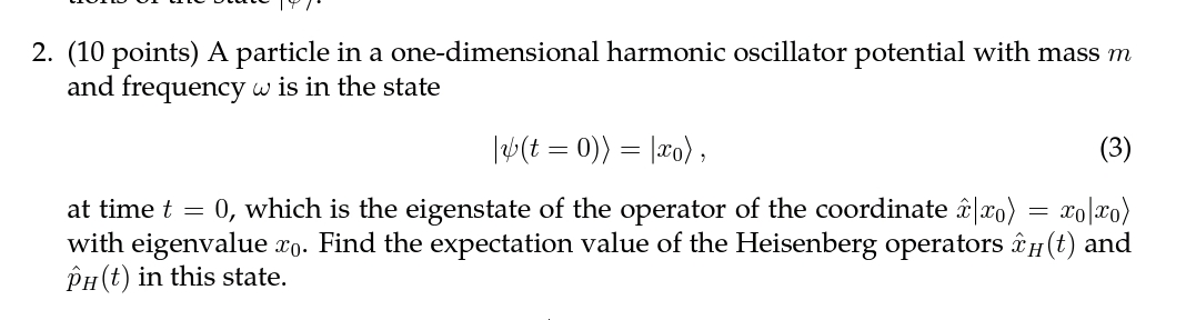 Solved (10 ﻿points) ﻿A particle in a one-dimensional | Chegg.com