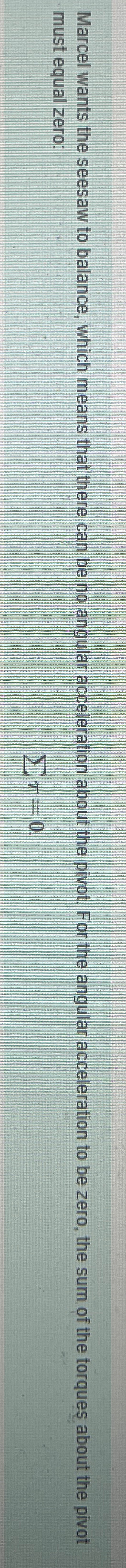 Solved Marcel wants the seesaw to balance, which means that | Chegg.com