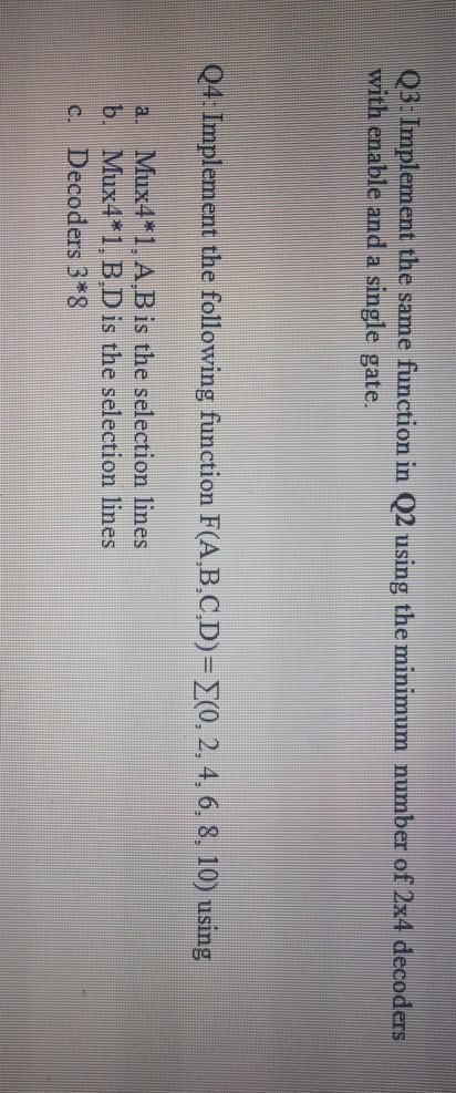 Solved Q3 Implement The Same Function In Q2 Using The 5969