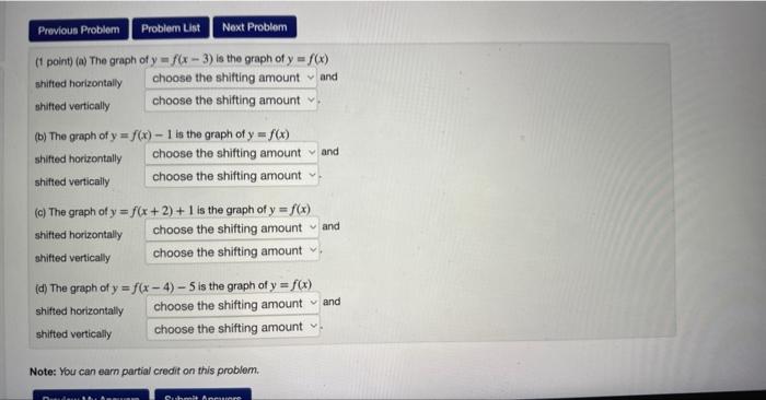 Solved (1 point) (a) The graph of y=2x+2 is the graph of | Chegg.com