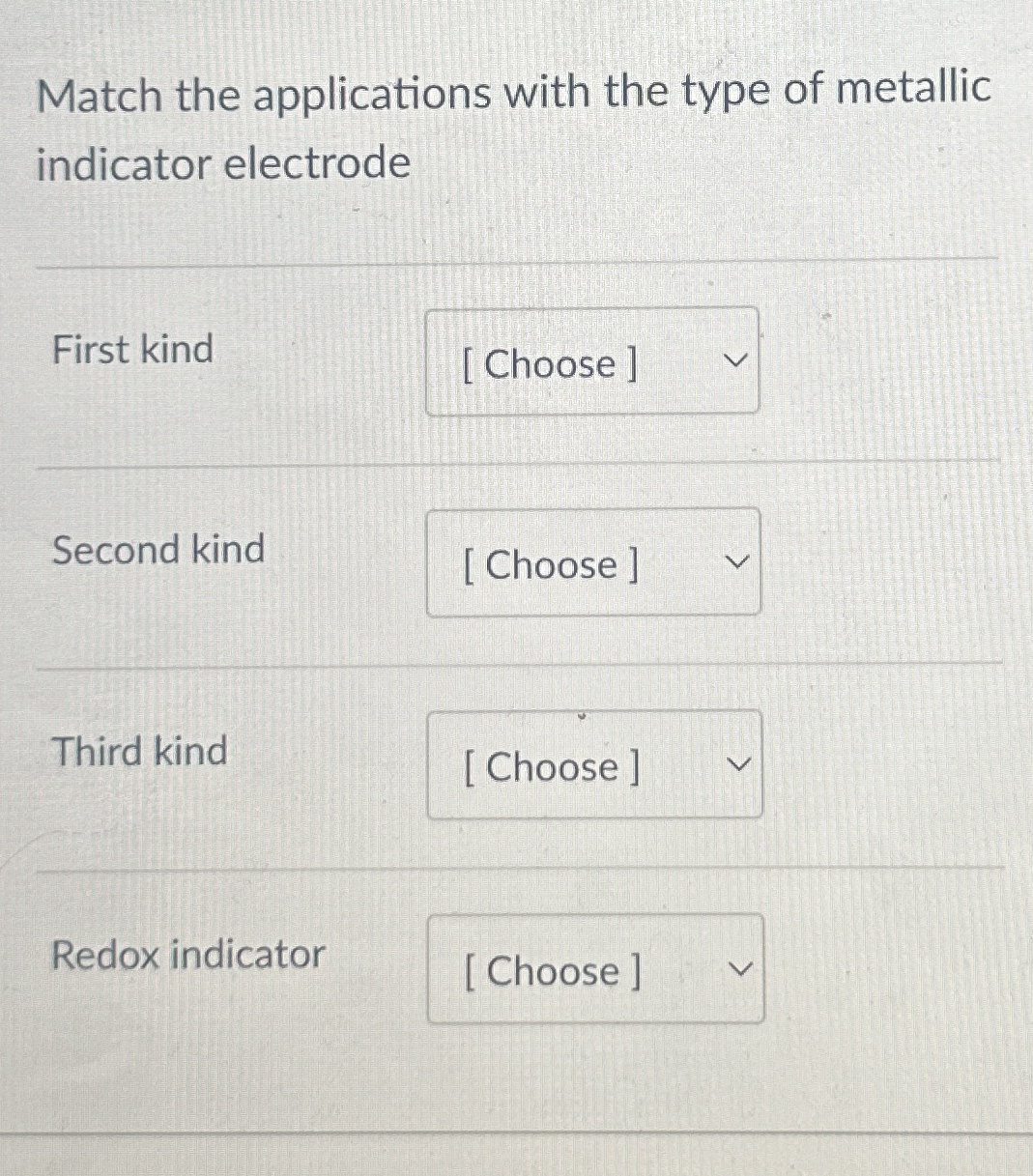Solved Match the applications with the type of | Chegg.com