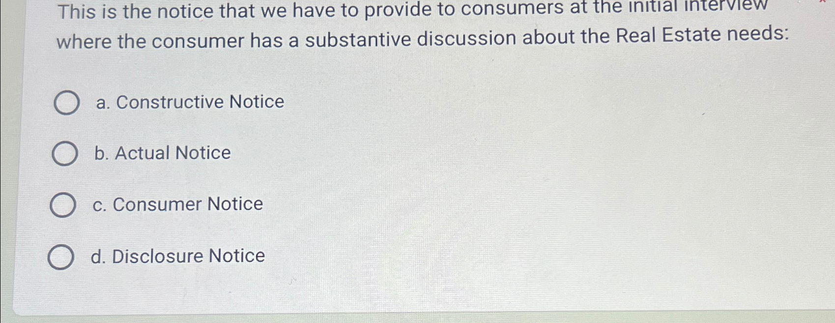 Solved This is the notice that we have to provide to | Chegg.com